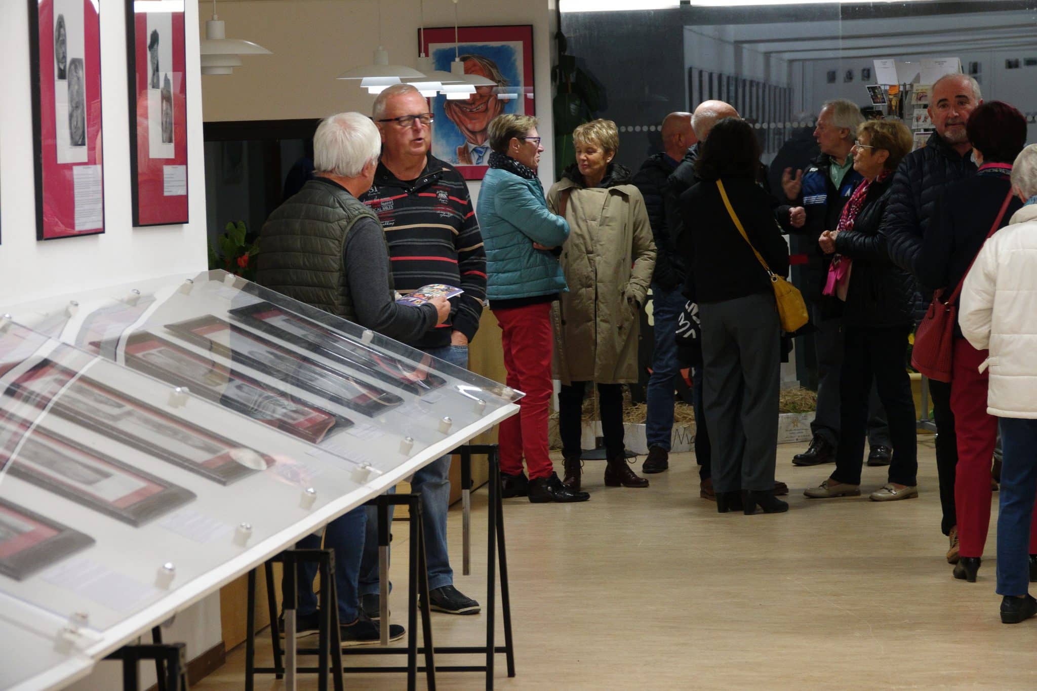Opening of Eric Calmels exhibition - Saint-Just Humour